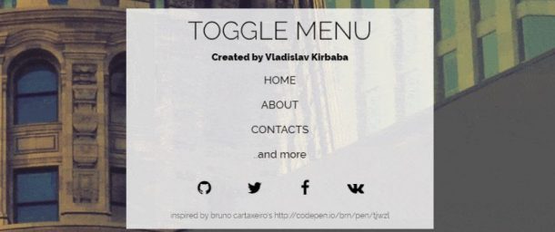 70+ Best Hamburger Menu CSS & HTML