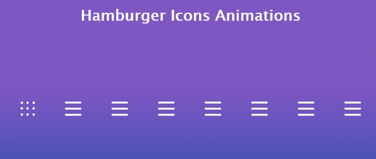 70+ Best Hamburger Menu CSS & HTML