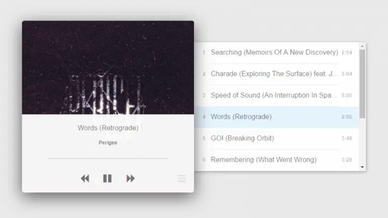 80 Best Music Player Html And Css Digital Design Journal