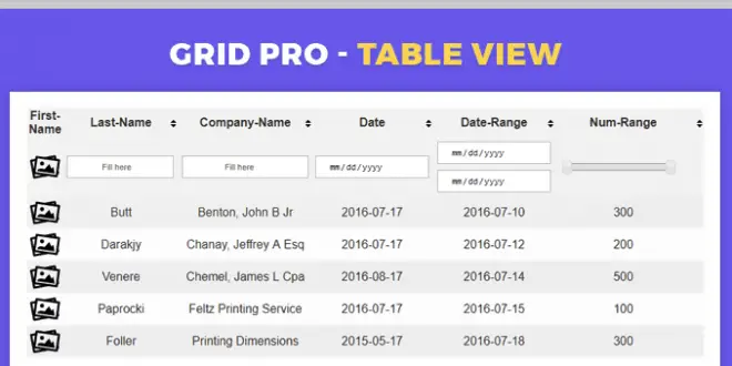 40+ Best Table Sorter jQuery Plugins - Digital Design Journal 40+ Best Table Sorter jQuery Plugins - Digital Design Journal