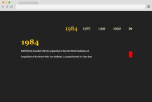 20+ Free Horizontal Timelines HTML & CSS Templates